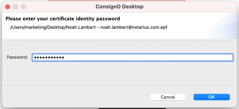macOS – I don’t see my digital signature when I sign a document in ConsignO Desktop. - Notarius ...