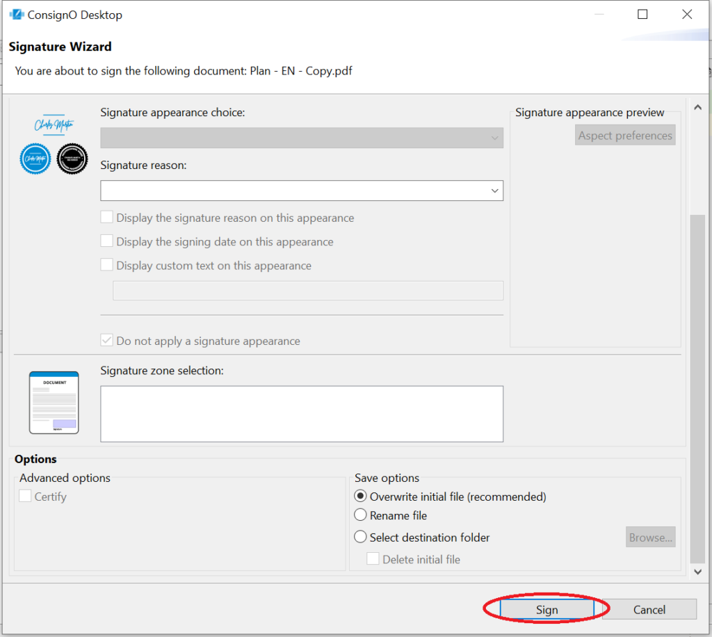 Shortcut to quickly sign a PDF document from your Windows explorer ...