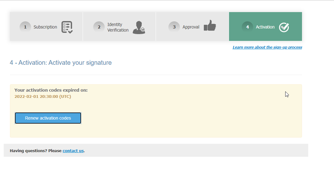 I would like to activate my digital signature-CertifiO Cloud - Notarius ...