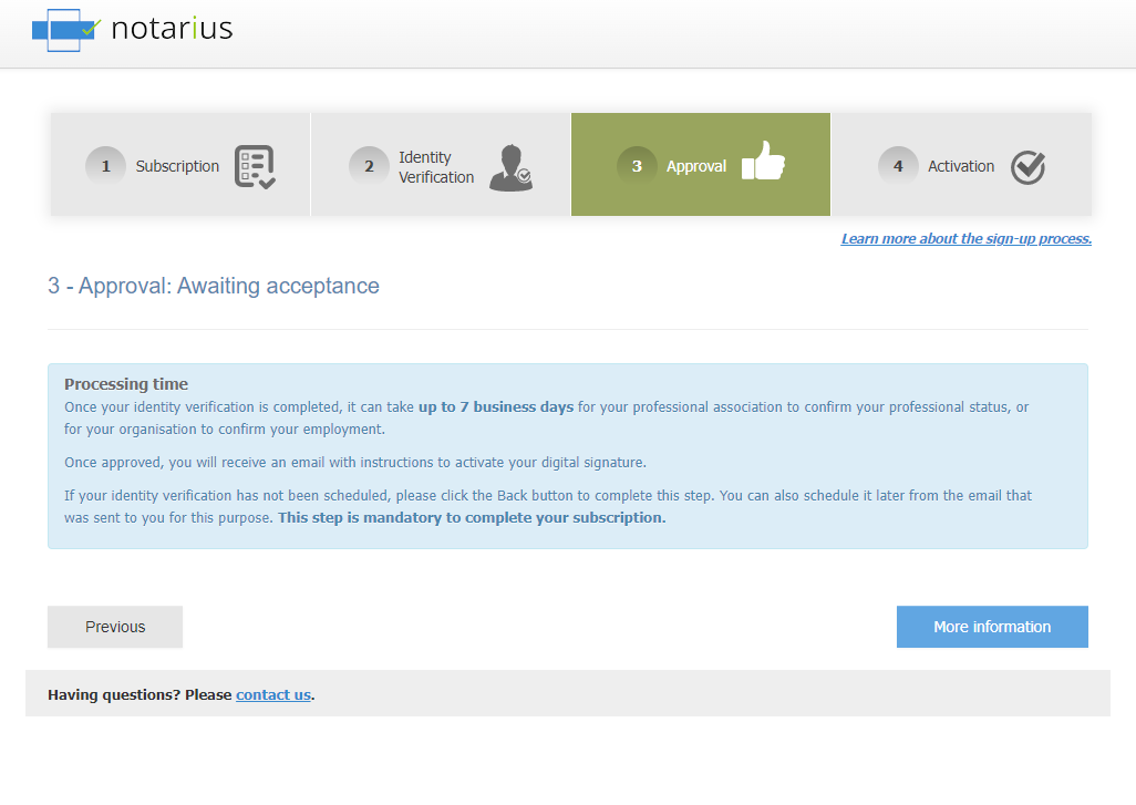 Expedited Identity Verification Process for a Digital Signature ...