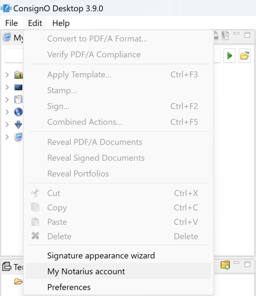 Digitally sign with CertifiO Cloud from ConsignO Desktop - Notarius Support